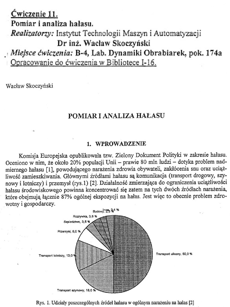 Pomiar - Analiza - Halasu - Instrukcja | PDF