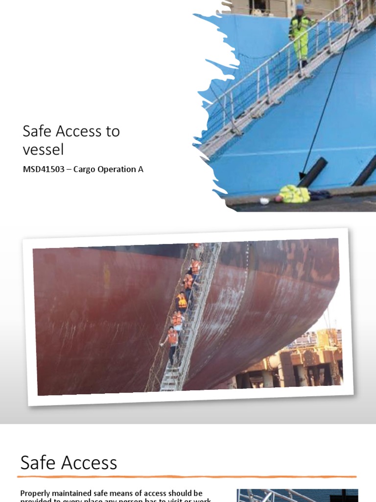 Safe Access To Vessel | Download Free PDF | Ships | Corrosion