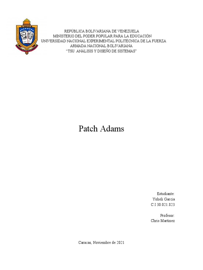Analisis de Patch Adams | PDF | Humor | La risa