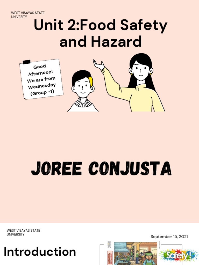 Unit 2food Safety and Hazard | PDF | Foods | Foodborne Illness