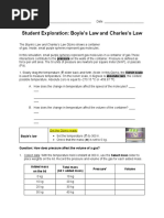 Lab Boyles Law | PDF | Gases | Pressure