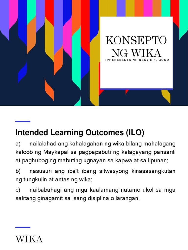 Prelim Topics in Filipino 1 | PDF