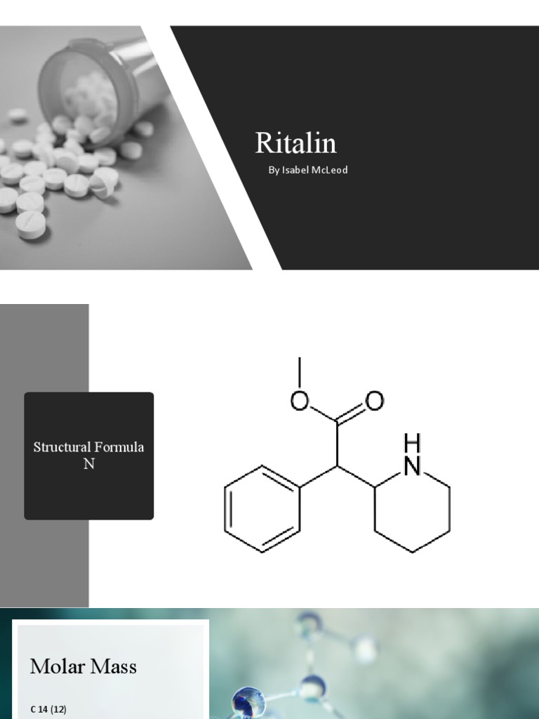 Ritalin | PDF | Mass Concentration (Chemistry) | Pharmacology