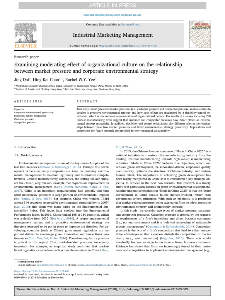 Contoh Jurnal Dengan Variabel Moderasi | PDF | Factor Analysis ...