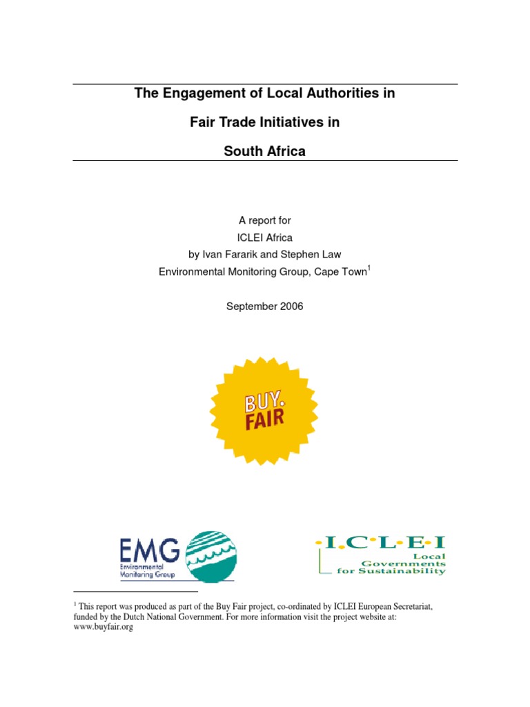 Fair Trade Report South Africa Final | PDF | Fair Trade | Economies