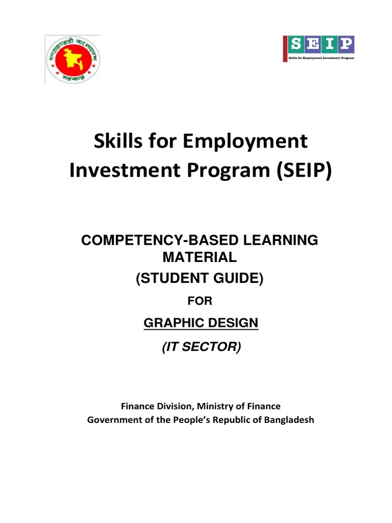 Competency Based Learning Material Graphics Design Student Guide | PDF ...