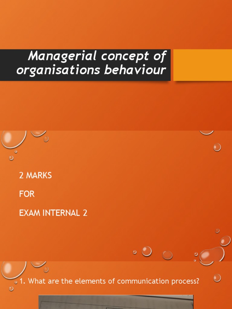 Internal Exam 2 Mcob | PDF