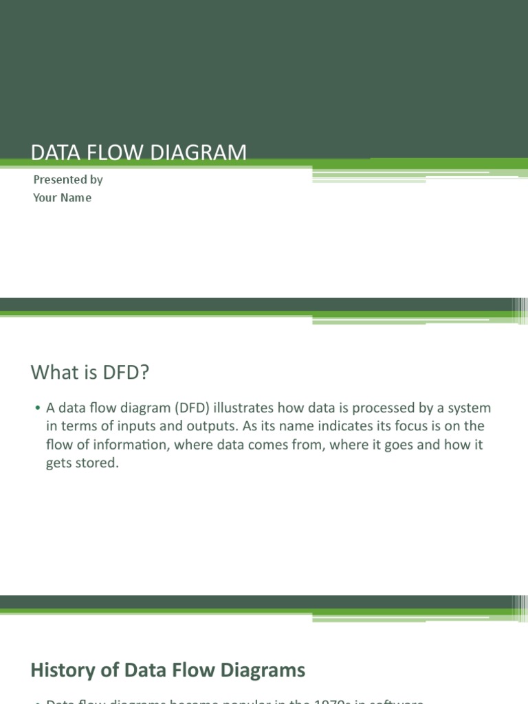 Data Flow Diagram: Presented by Your Name | PDF | Computing ...