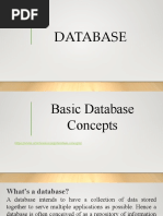 Database Concepts Class 12 Computer Science | PDF | Databases ...