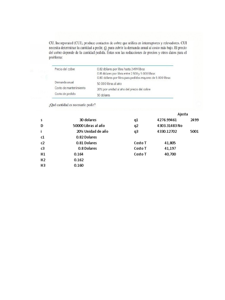 Ejercio de Pronostico | PDF