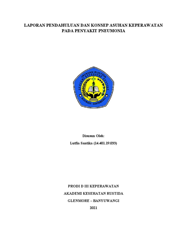 Askep Anak Pneumonia Lutfia Santika Diruang Nicu Picu | PDF