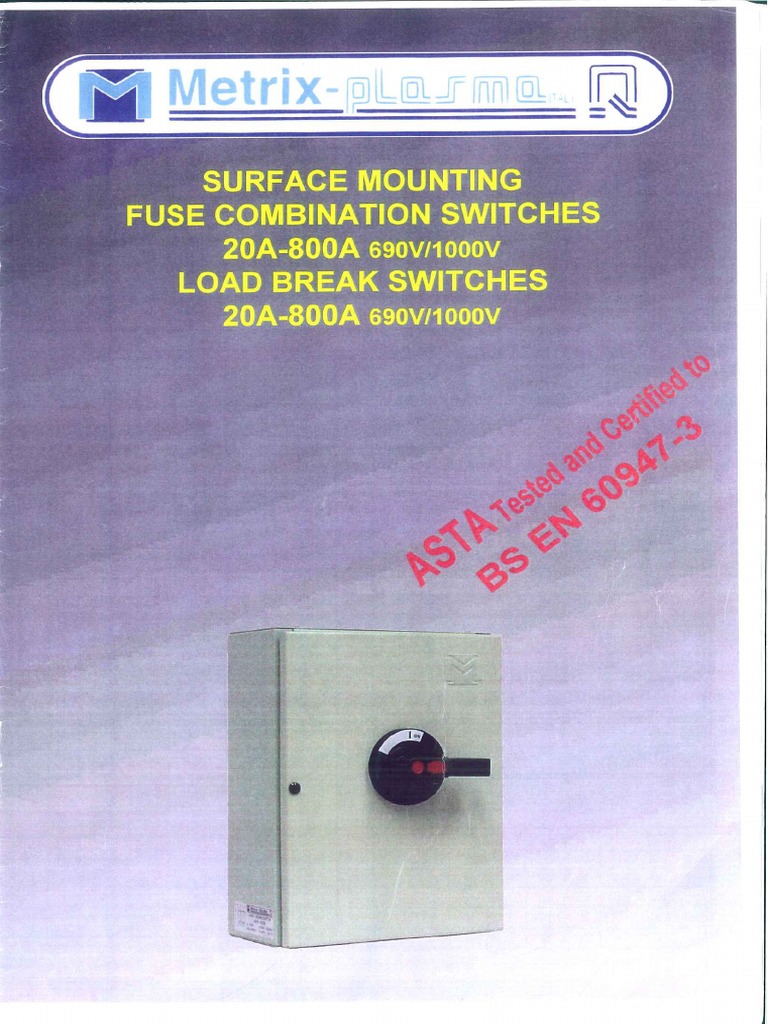 Fuse Switch & ISO Switch | PDF