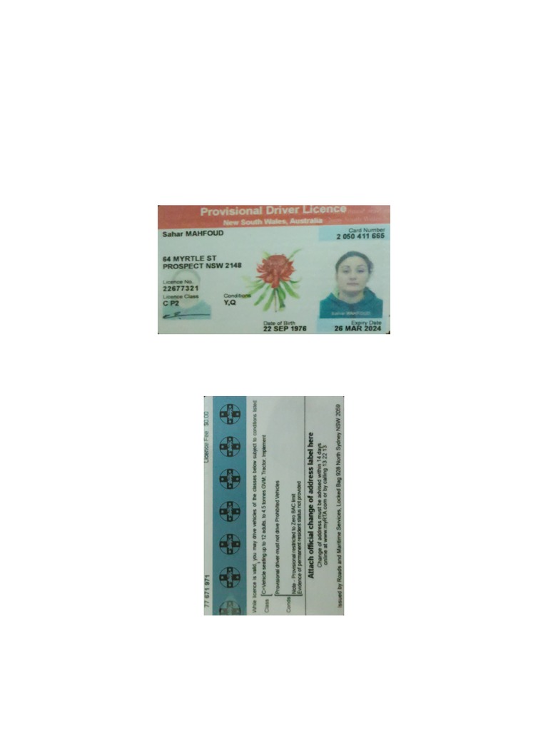 Provisional Driver Licence: New South Wales | PDF | Driving | Road ...