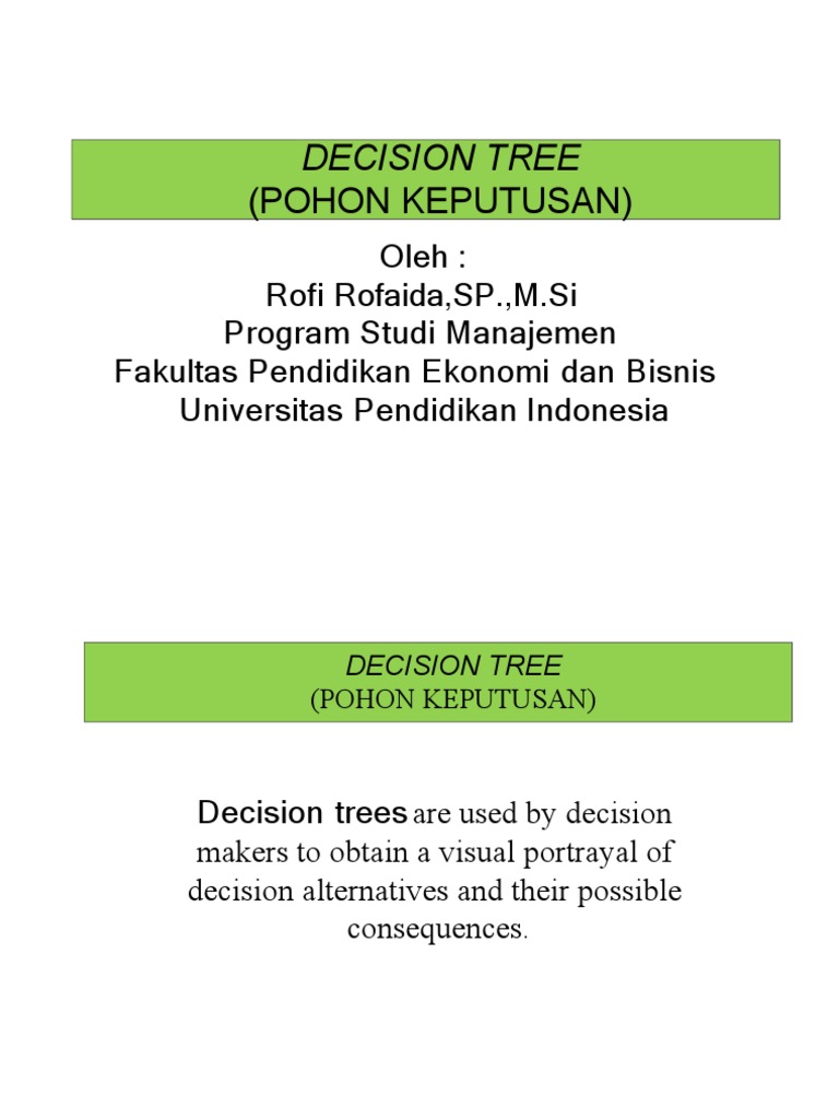 DECISION - TREE Emv | PDF