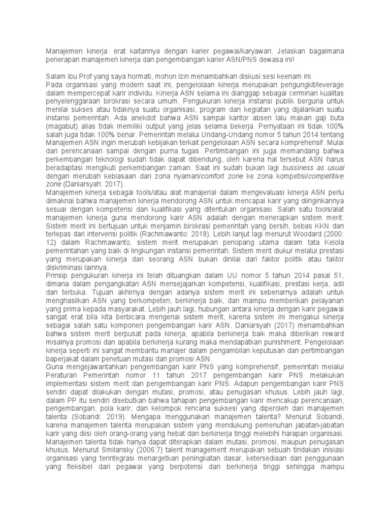 Diskusi 6 MSDM | PDF