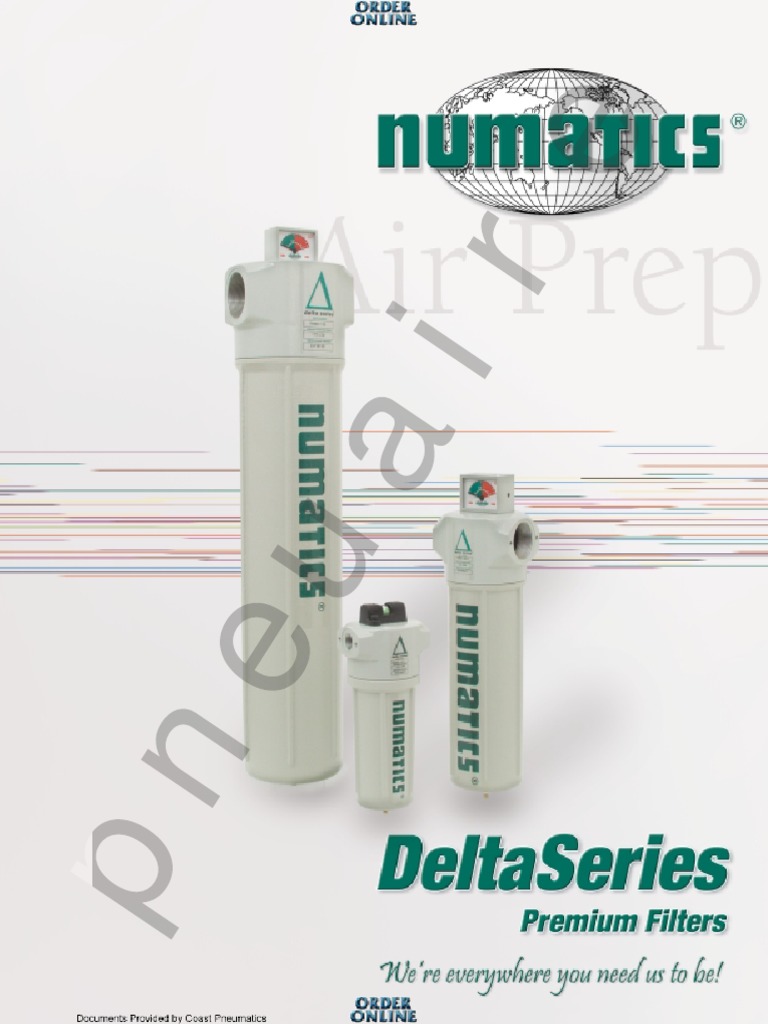 Delta Series Filters | PDF | Filtration | Gases