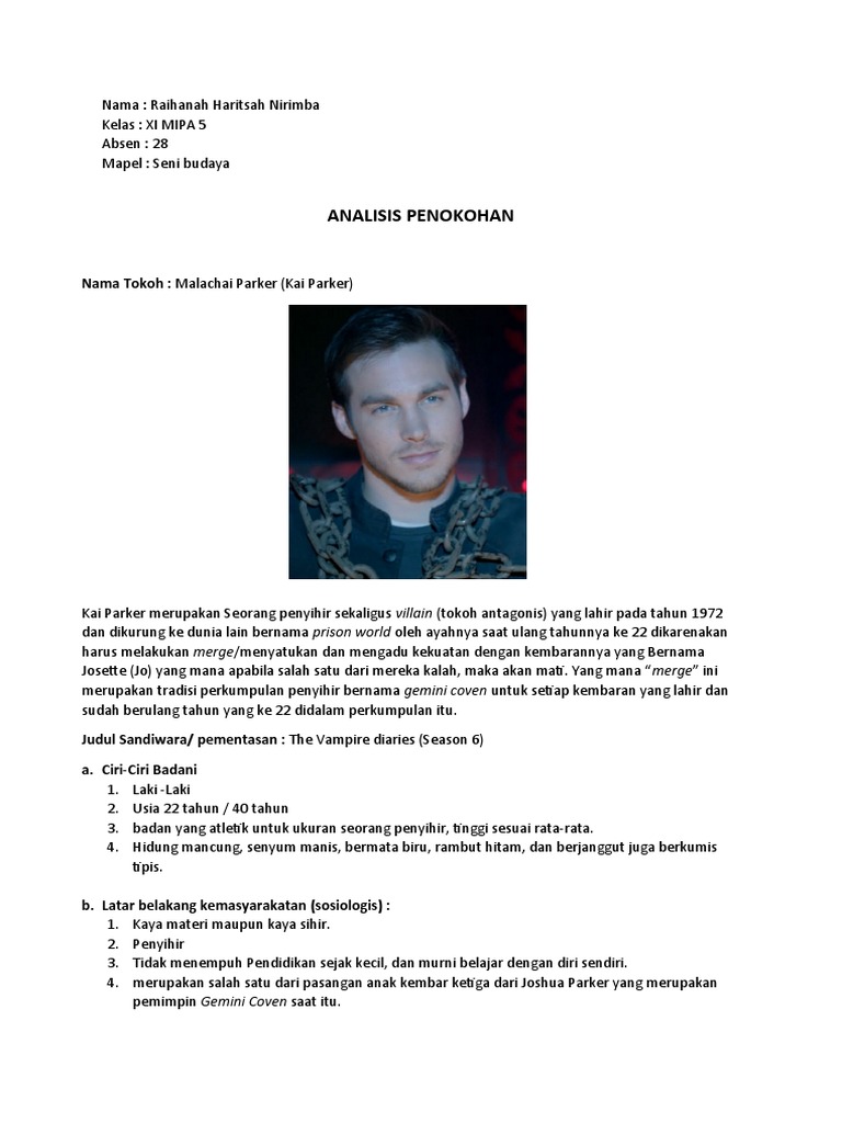 Analisis Penokohan | PDF