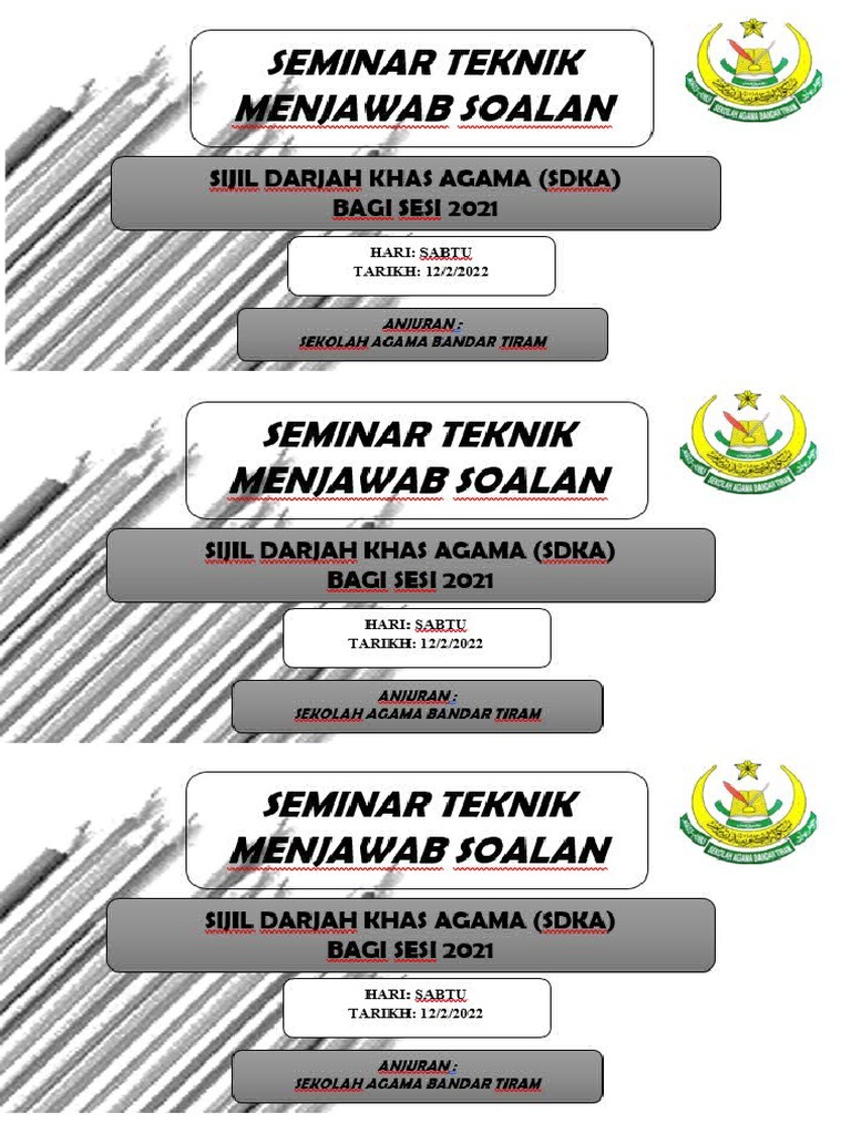 Muka Depan Fail | PDF