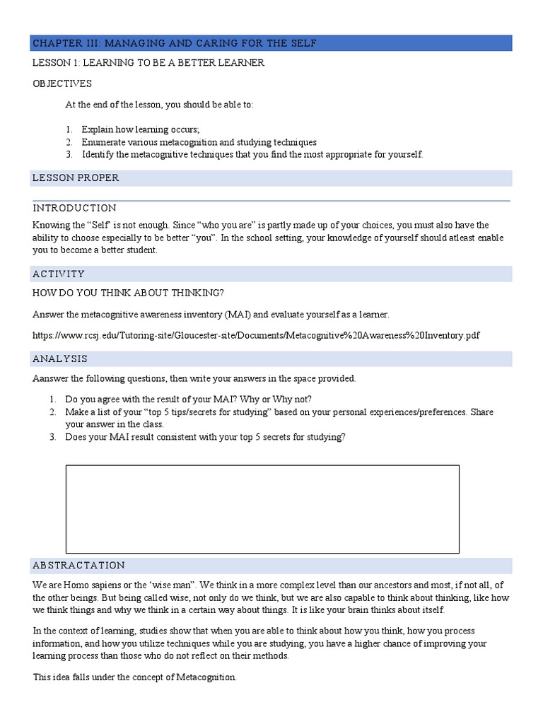 Uts Module 2 | PDF | Self Efficacy | Goal