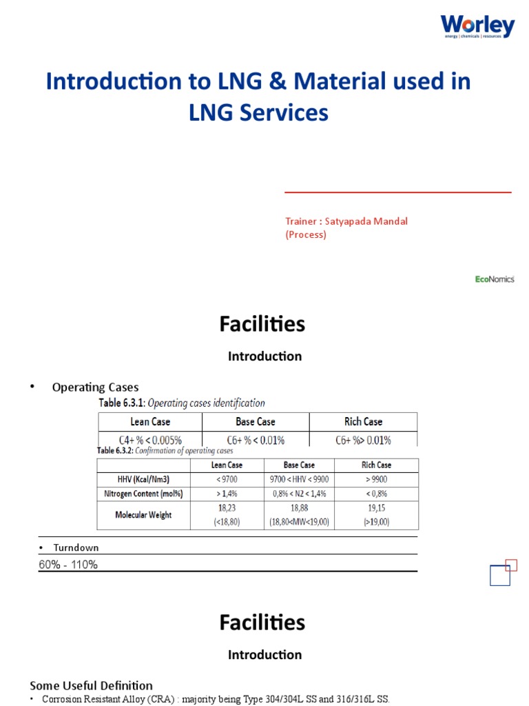 Introduction To LNG & Material Used in LNG Services | PDF | Natural Gas ...