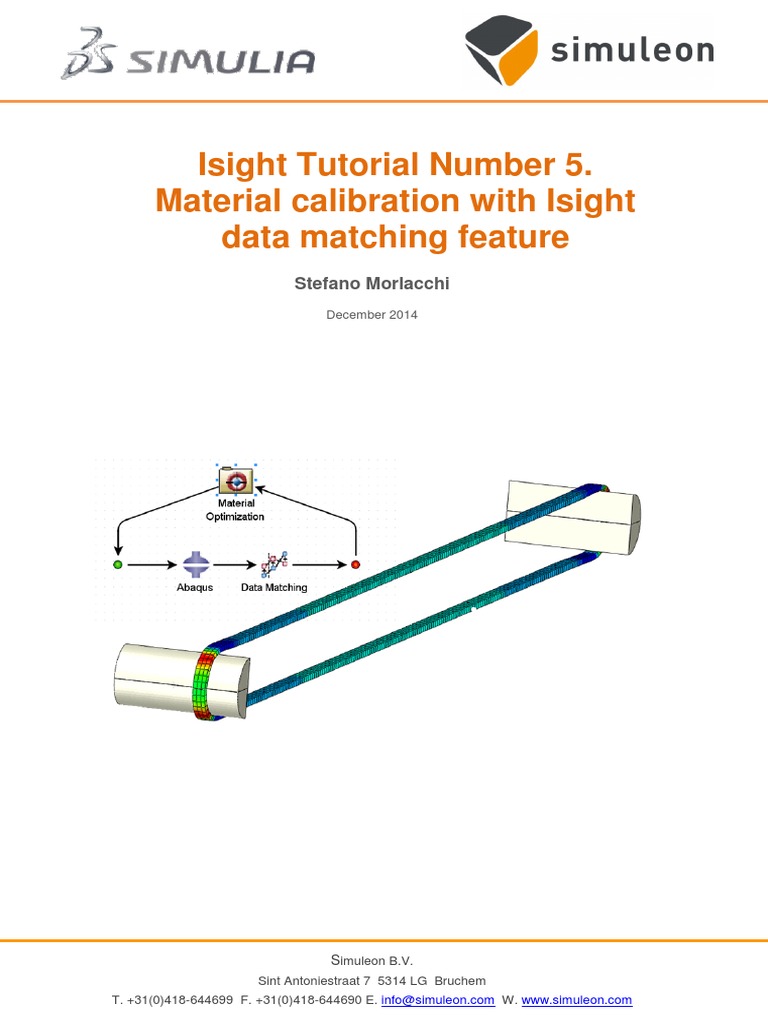 Tutorial I5 - IsightAbaqus-DataMatching | PDF | Microsoft Excel | Mathematical Optimization