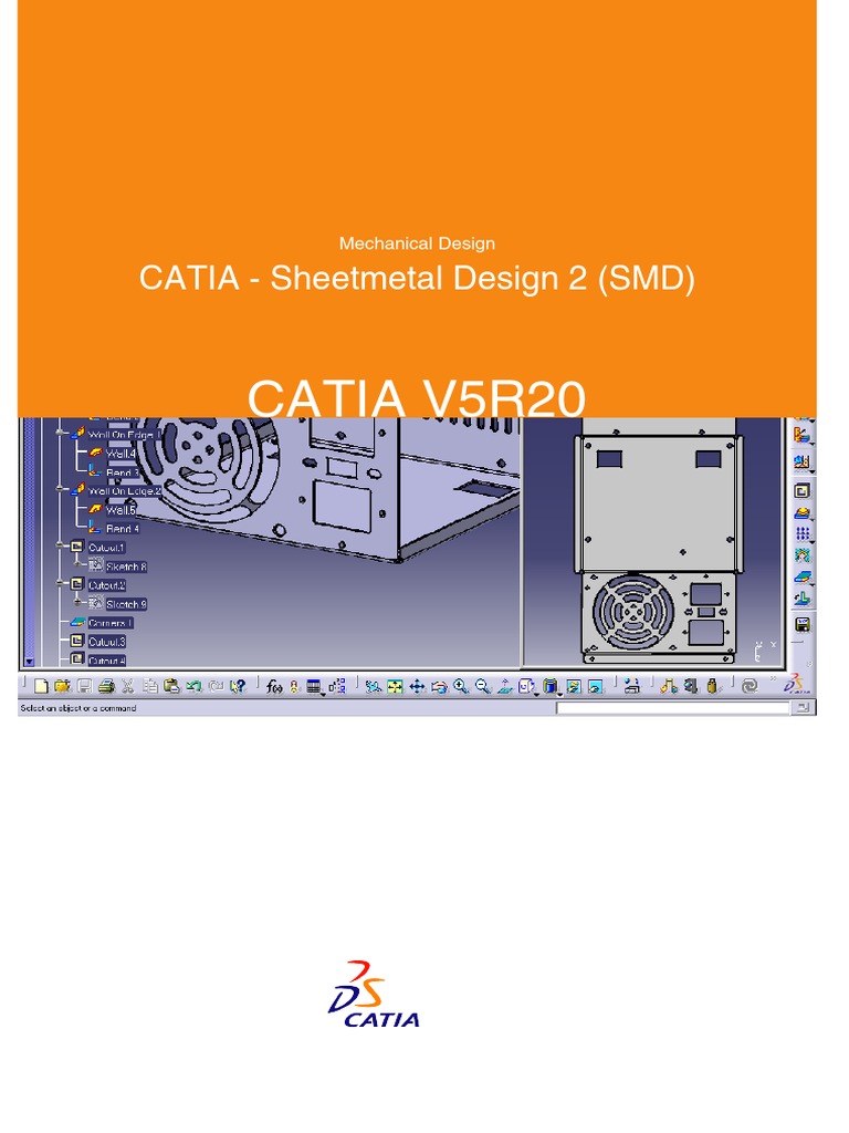 Catia V5R20: CATIA - Sheetmetal Design 2 (SMD) | Download Free PDF ...