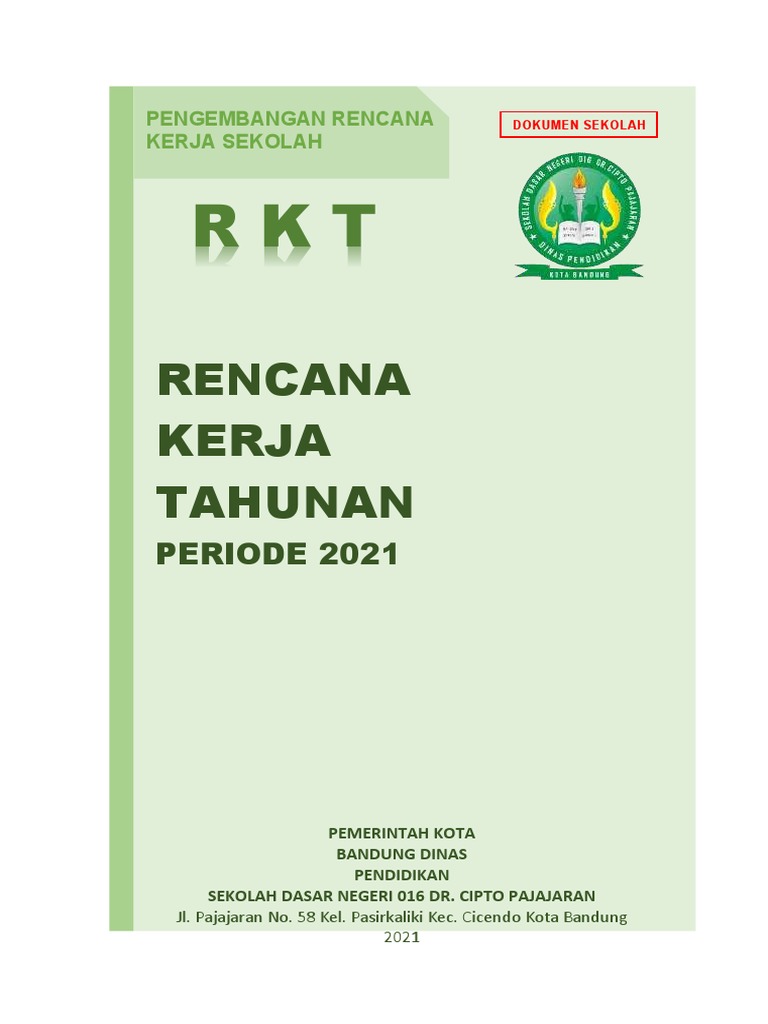 Rencana Kerja Tahunan (RKT) | PDF | Bisnis