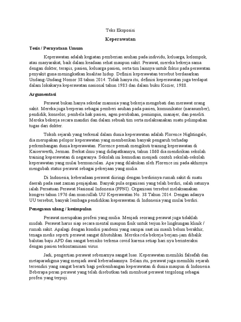 Teks Eksposisi Pdf