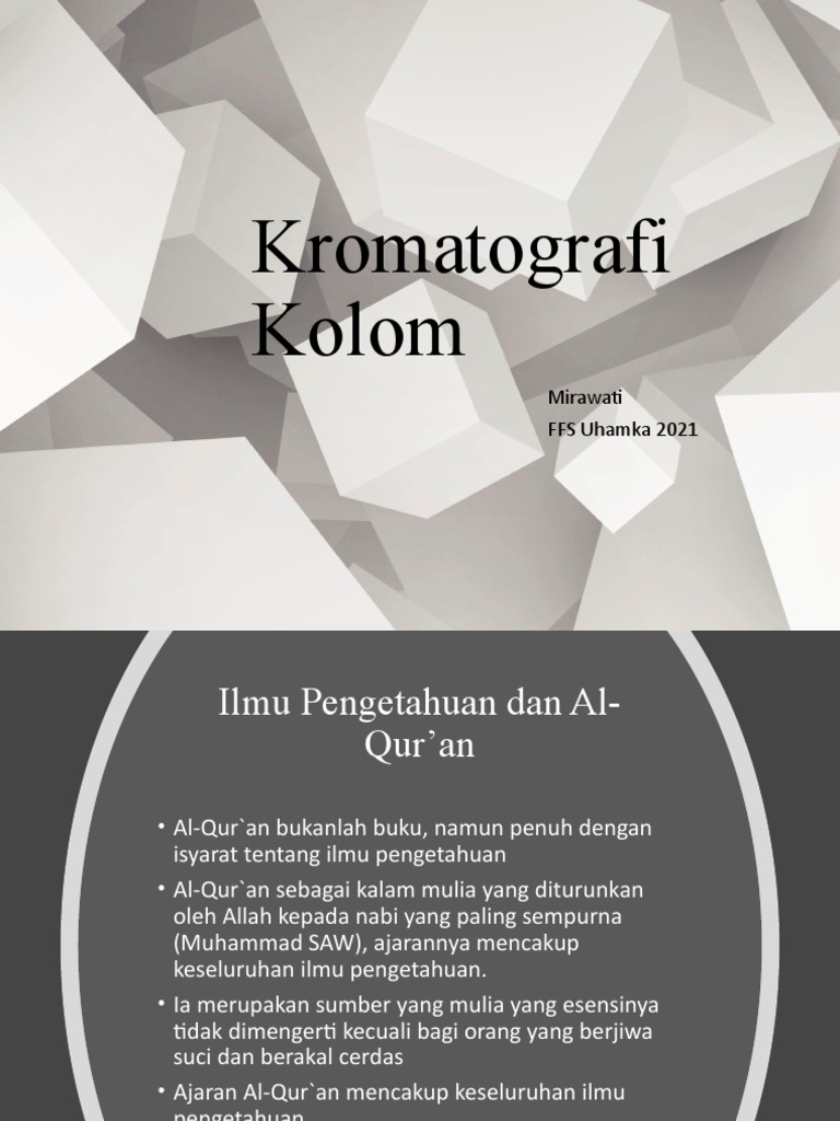Panduan Kromatografi Kolom Konvensional | PDF