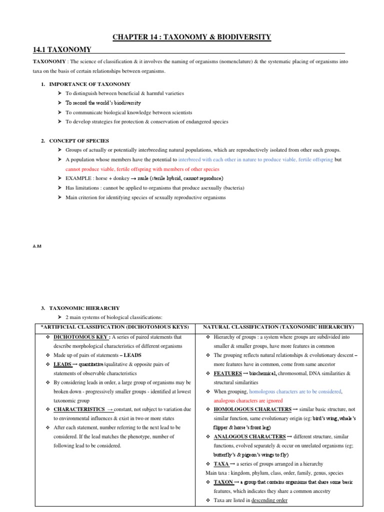 Taxonomic Classification of New Plants | PDF | Taxonomy (Biology ...