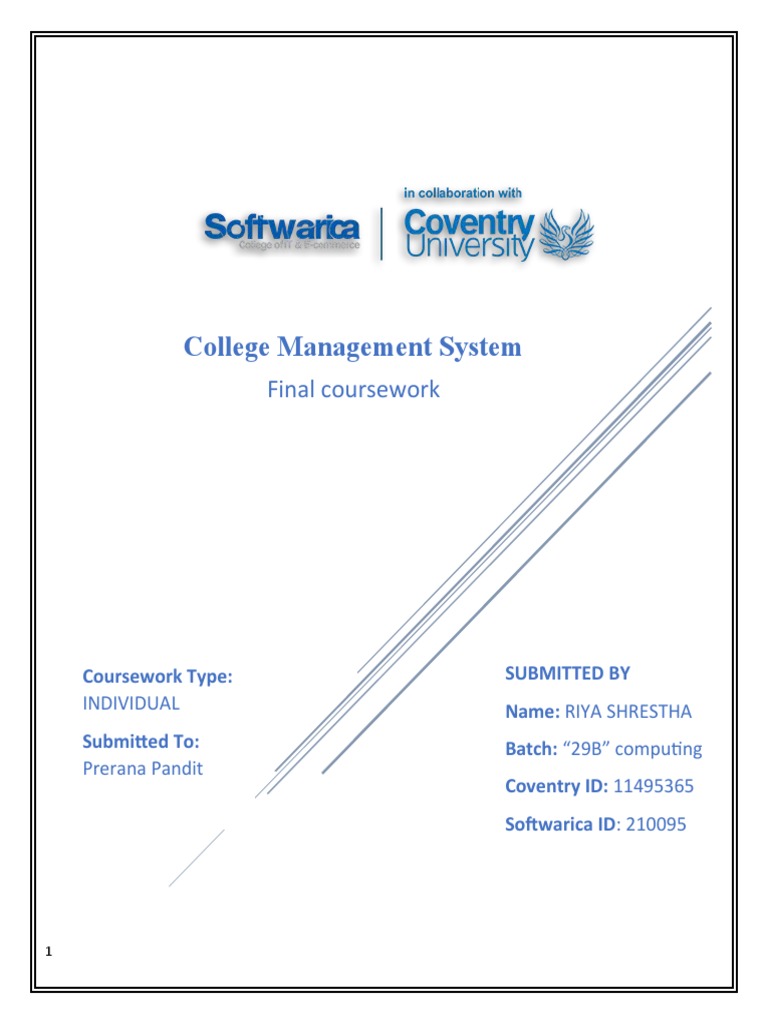 College Management System | Download Free PDF | Software Development ...