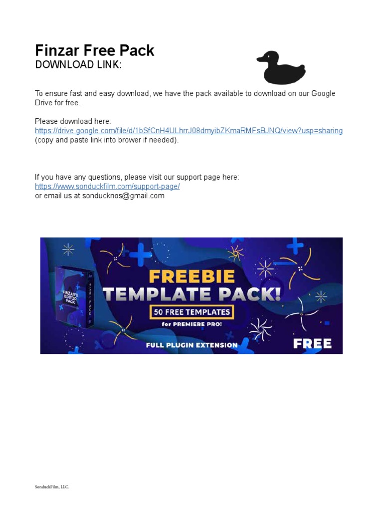 Finzar Free Pack: Download Link | PDF | Computers