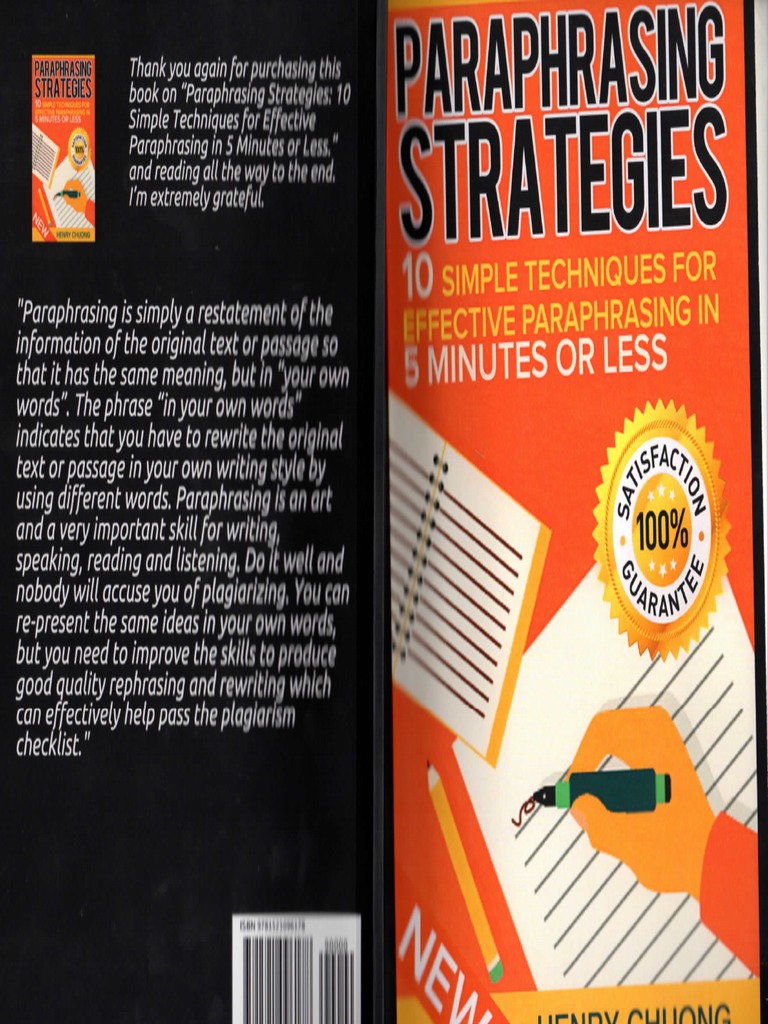 Paraphrasing Strategies | PDF