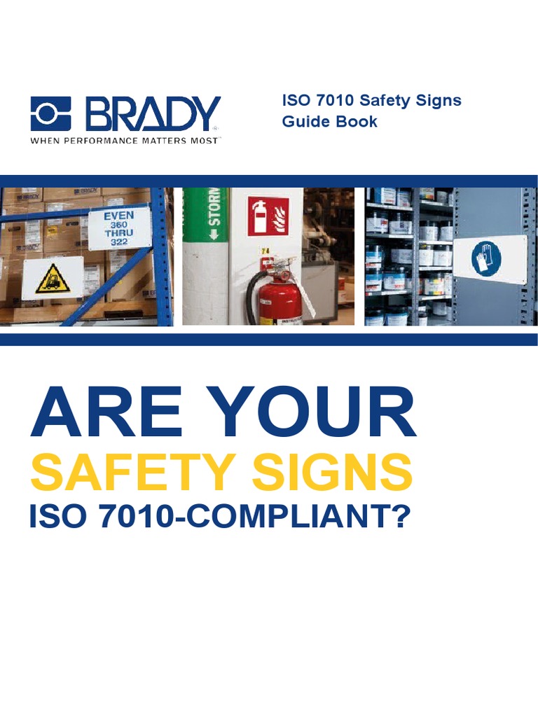 ISO7010 Safetysigns Guidebook Europe English | PDF | Printer (Computing ...