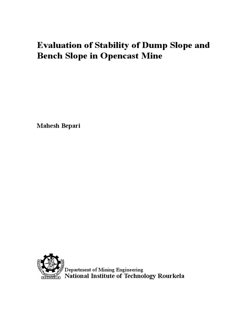 714mn1109 Thesis | Download Free PDF | Mining