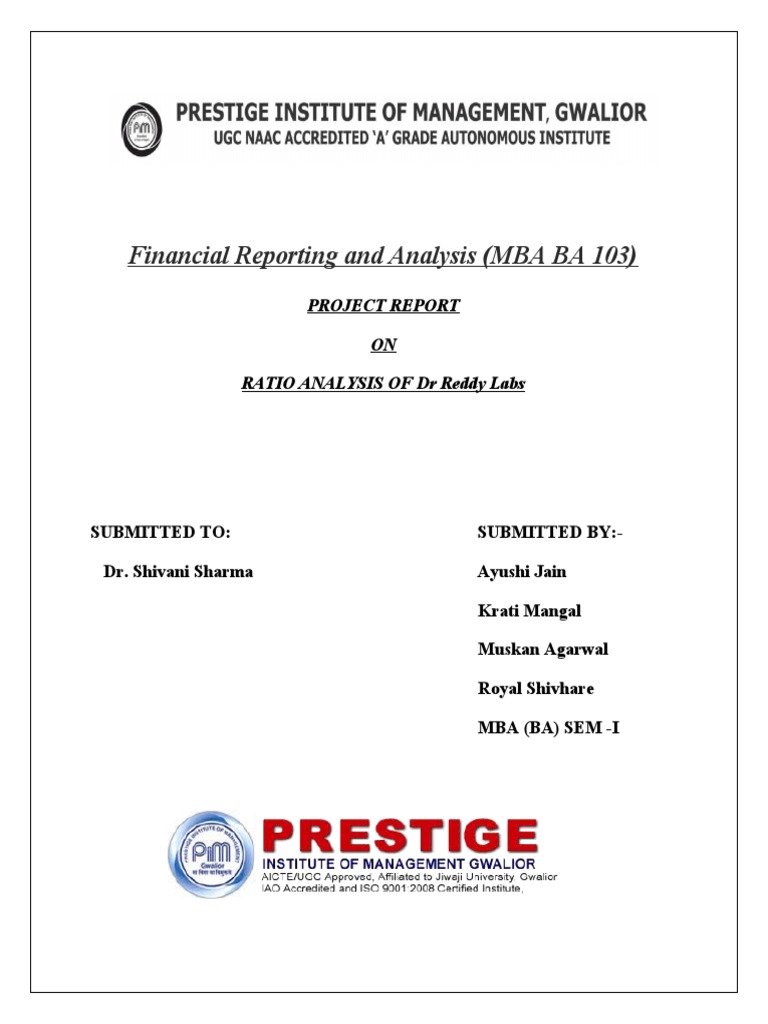 FSA Report Sample 1 | PDF | Equity (Finance) | Working Capital