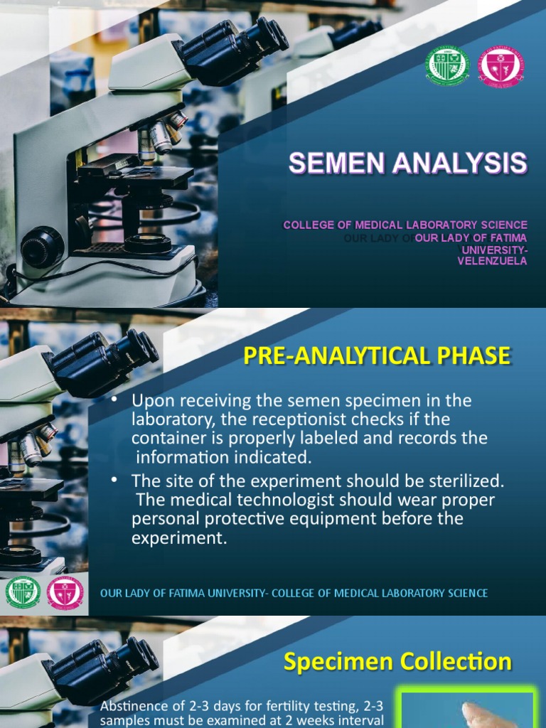 Semen Analysis | PDF | Semen | Medical Specialties