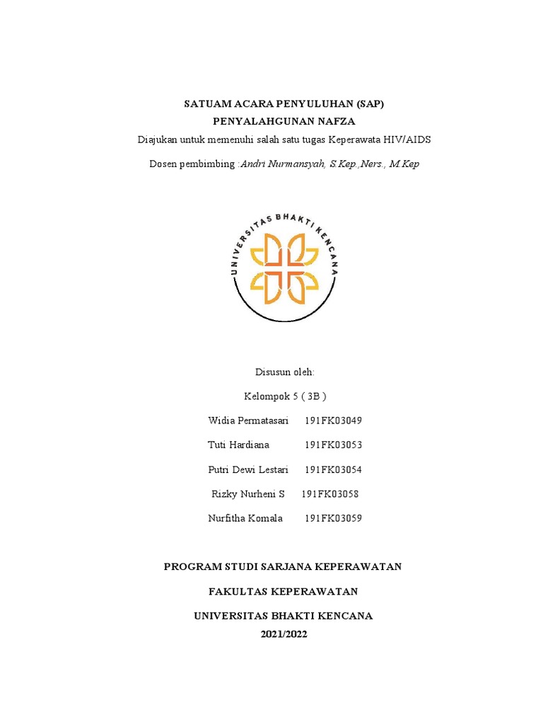 Sap Penyalahgunaan Nafza | PDF