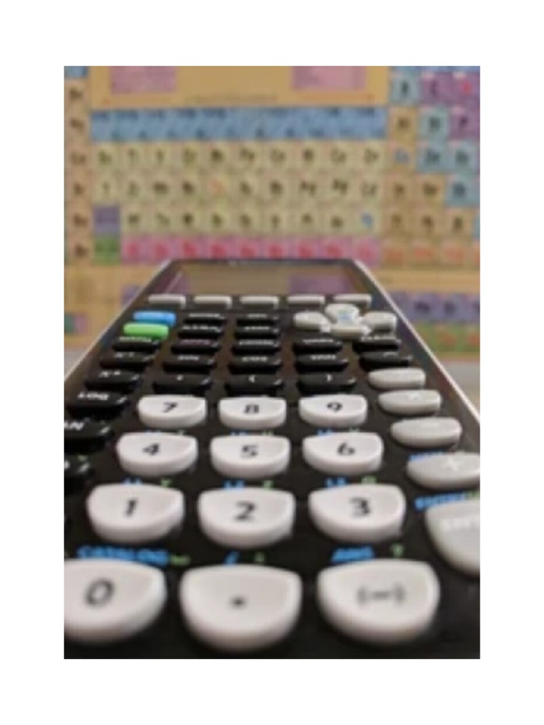 Calculator and Periodic Table | PDF