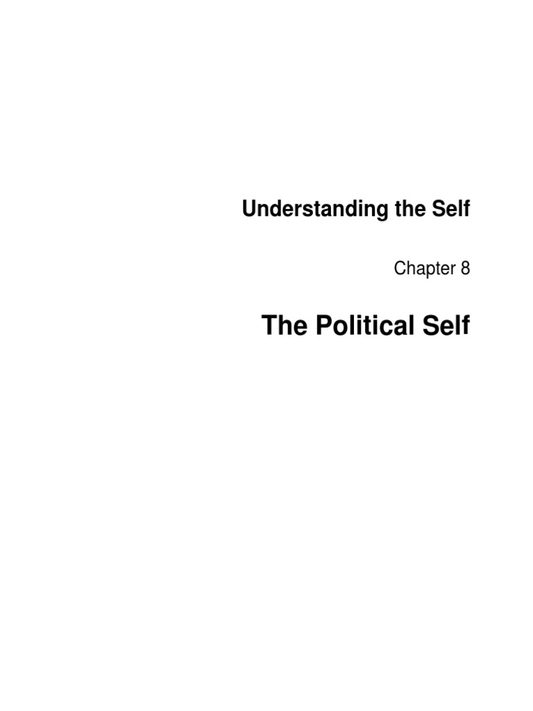 The Polital Self | PDF