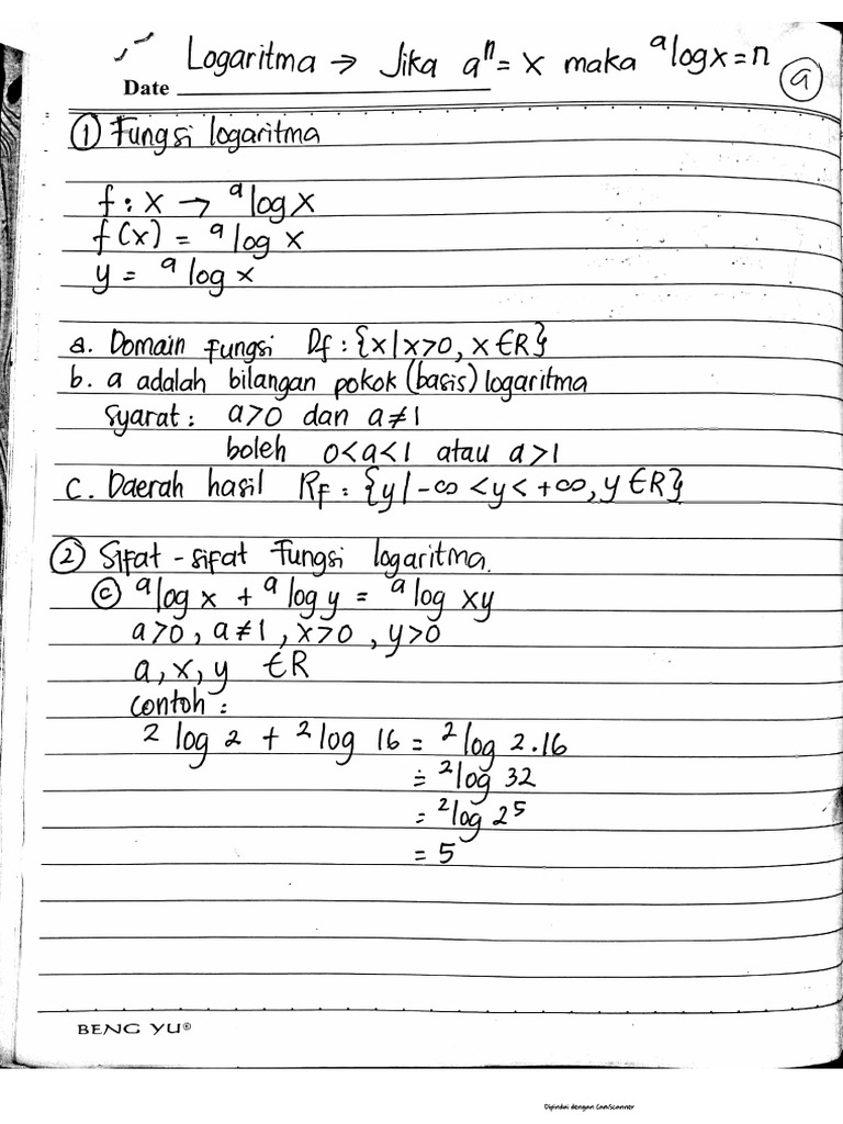 Materi Logaritma | PDF