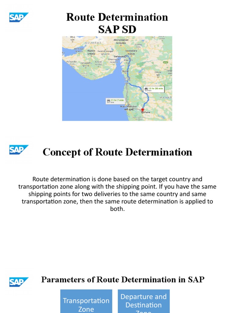 Route Determination Sap SD | PDF | Computing | Computer Science