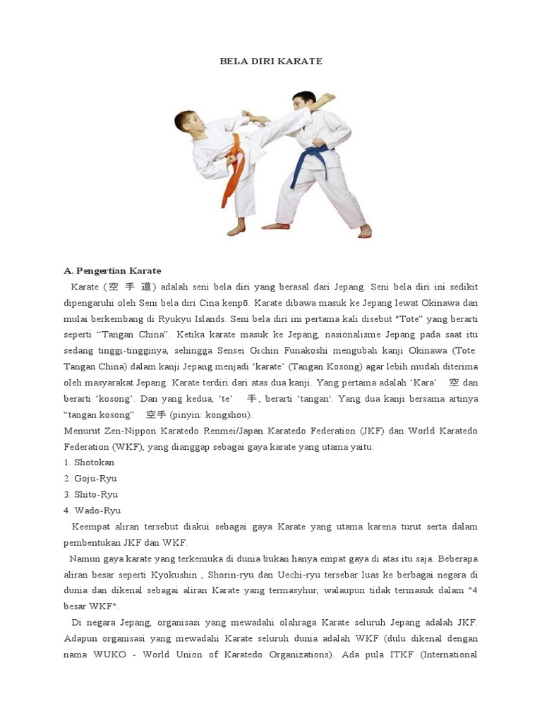 Bela Diri Karate | PDF