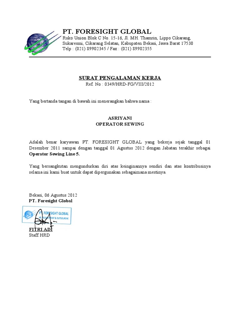 Foresight Global | PDF