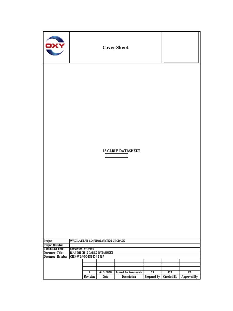 Cable Datasheet for Engineers | PDF | Electrical Conductor | Insulator ...