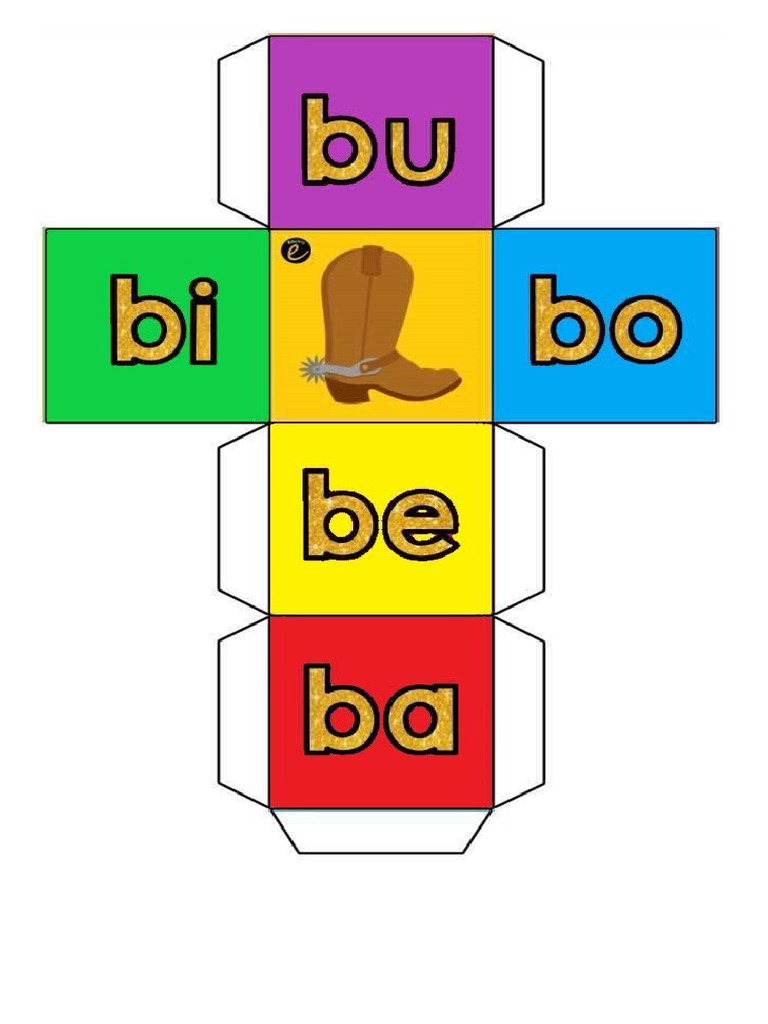 Cubos de Sílabas | PDF