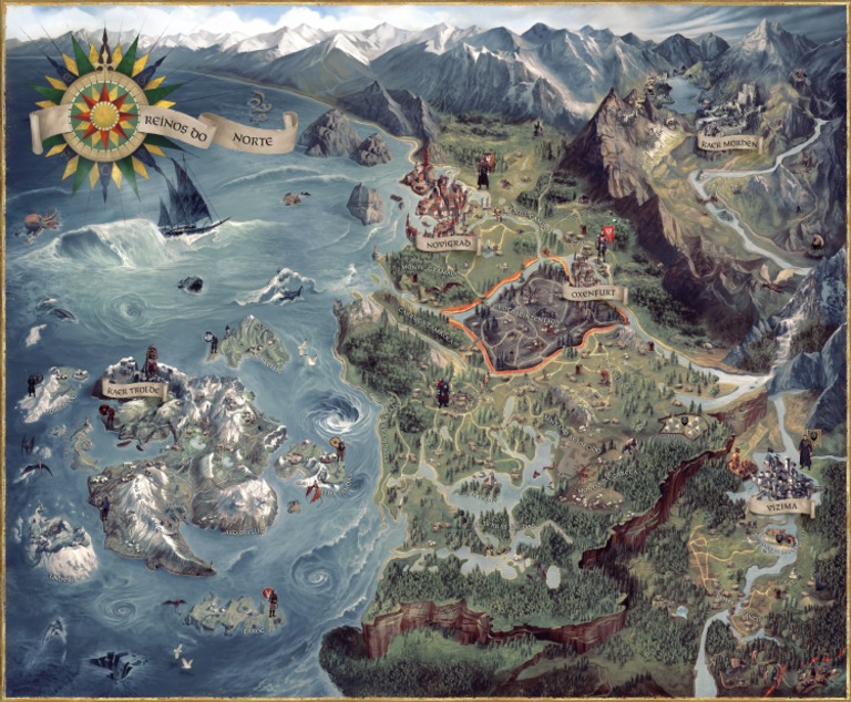 The Witcher 3 Wild Hunt World Map PTBR | PDF