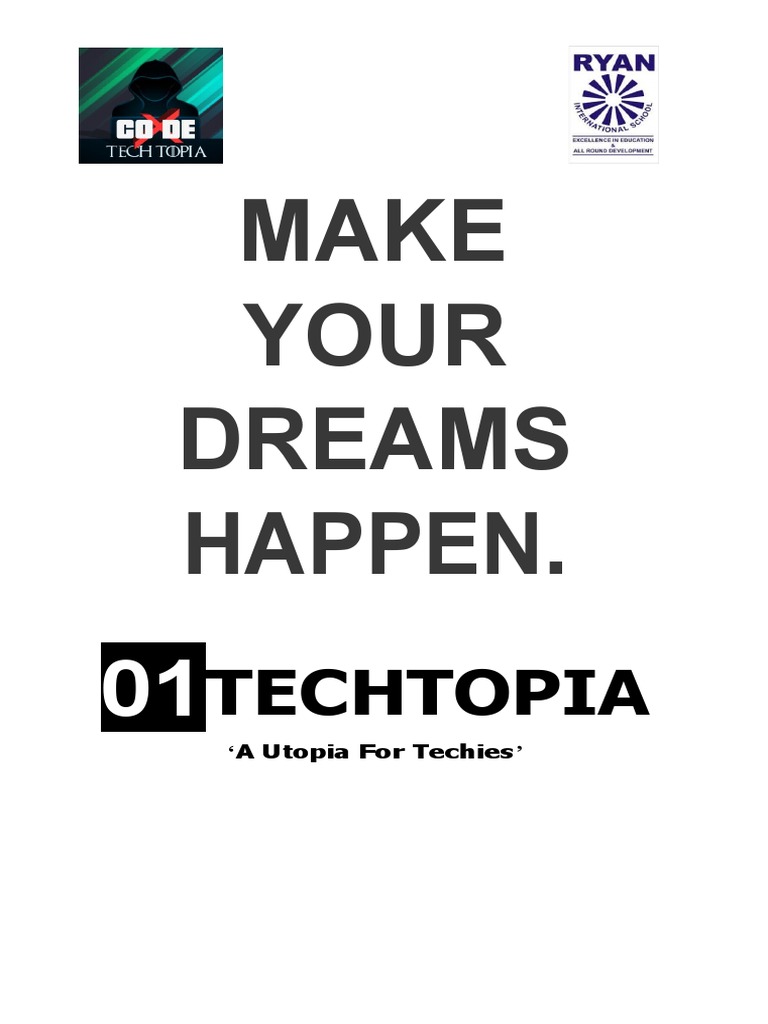 TechTopiaBrochure FINAL | PDF | 3 D Printing | Computer File