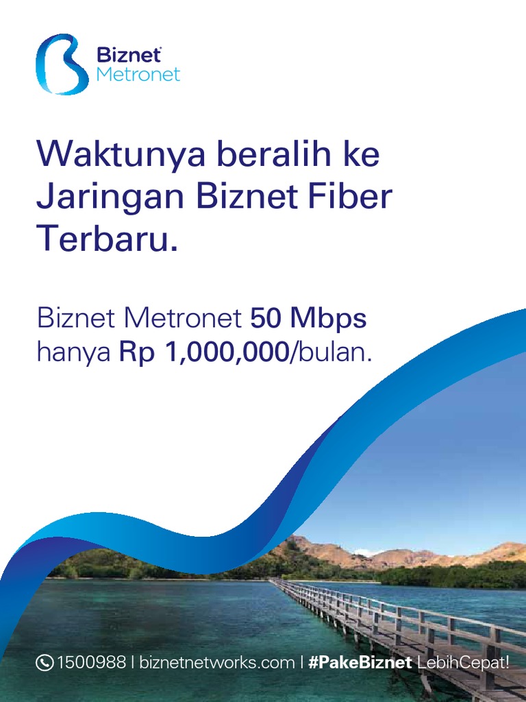 Biznet Metronet E - Flayer 2018 | PDF