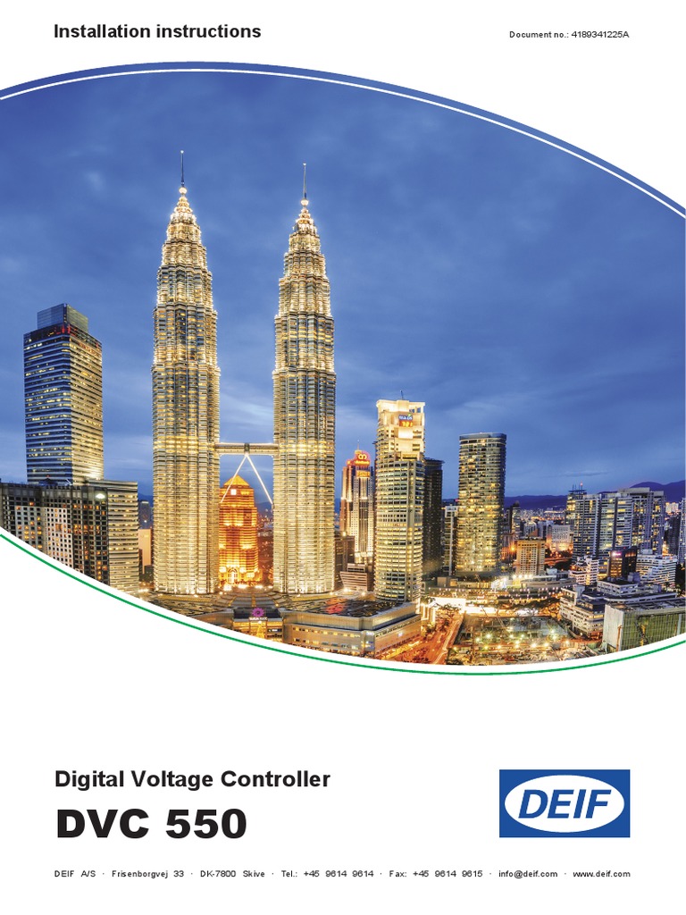 Digital Voltage Controller: Installation Instructions | PDF | Power ...